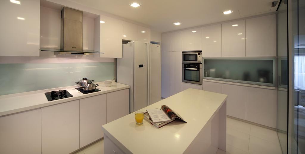 Equatorial Condo Kitchen Interior Design - Vegas Interior Design