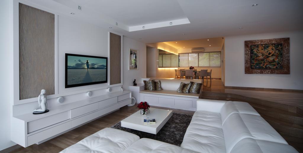 Equatorial Condo Living Room Interior - Vegas Interior Design