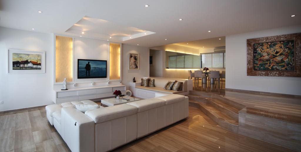 Equatorial Condo Living Room - Vegas Interior Design