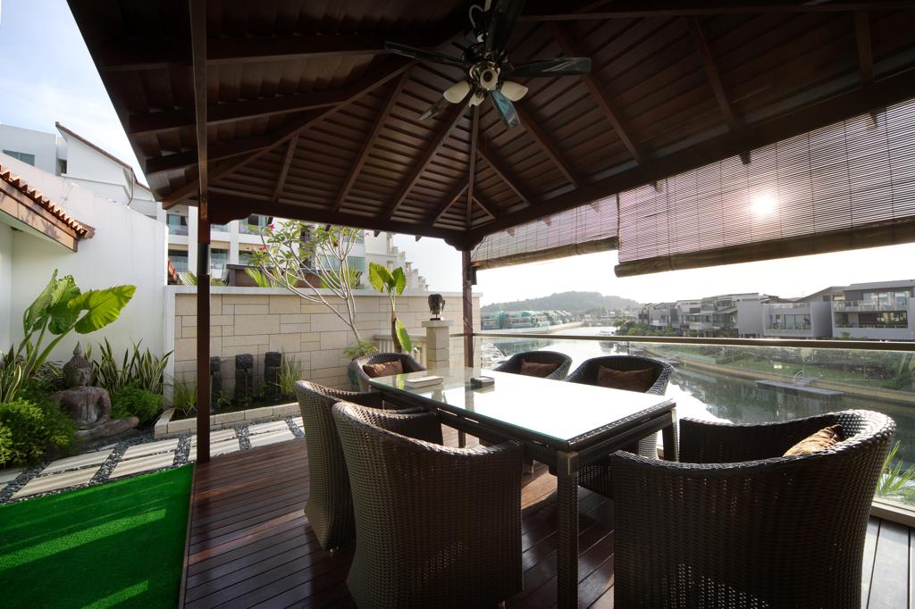 194 Ocean Drive Sentosa Cove balcony layout - Vegas Interior Design